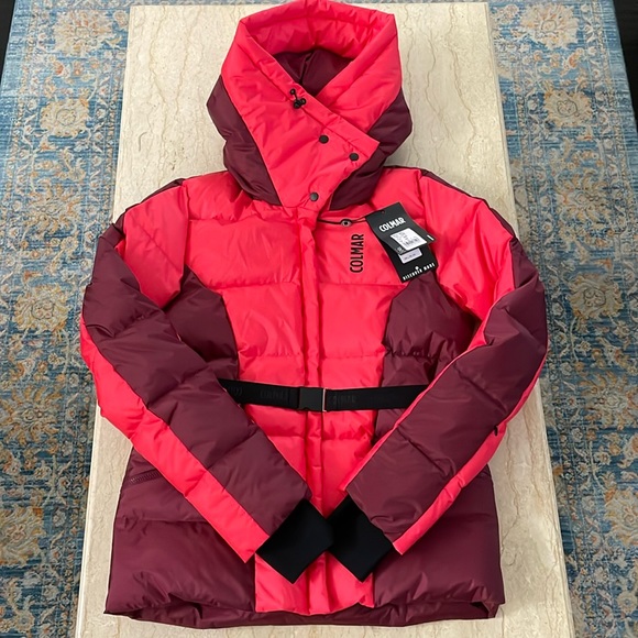 COLMAR | Jackets & Coats | Nwt Colmar Italy Down Belted Puffer Jacket ...